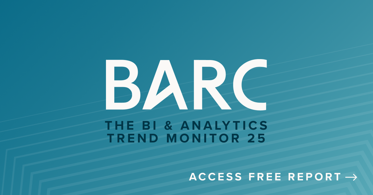 Data, BI & Analytics Trend Monitor 2025 - BARC Report
